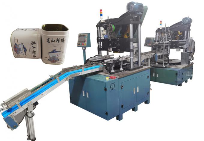 Automatic Metal Can Making Machine , 40cpm Tin Container Making Machine