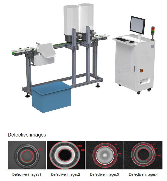 Sunnran Inspection Vision System For Checking Aerosol Can Cone And Dome